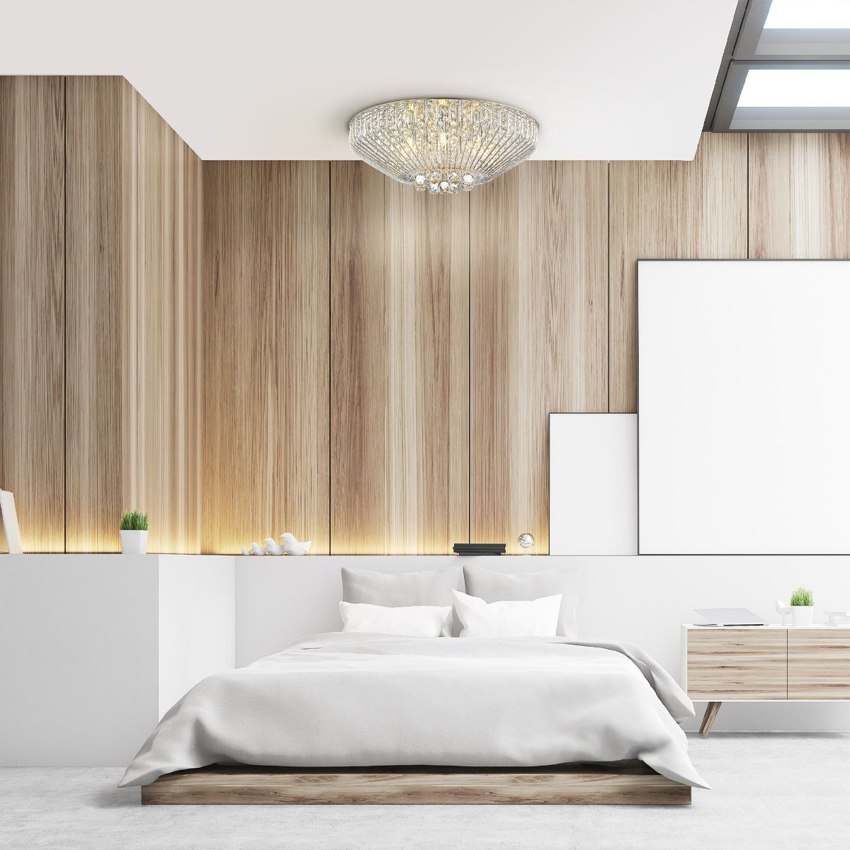 OVE "MIA" FLUSH MOUNT CHANDELIER | Georgian Bay Liquidation